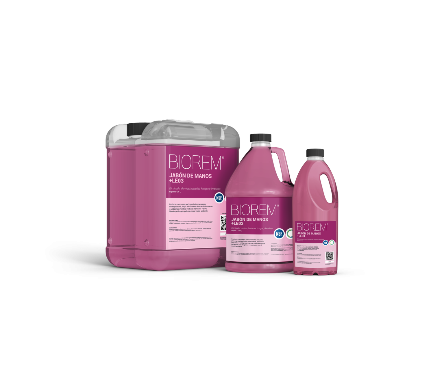 JABÓN DE MANOS +LE03 - Biorem