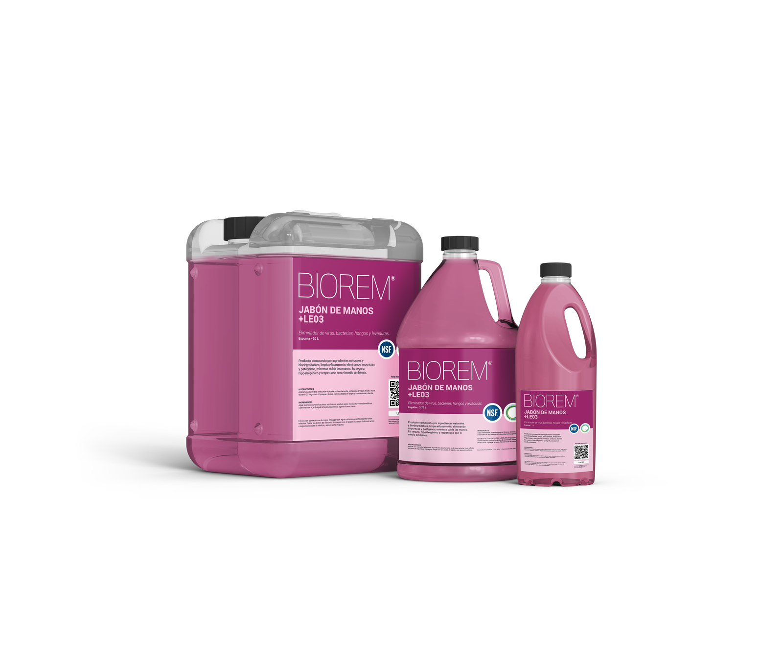 JABÓN DE MANOS +LE03 - Biorem